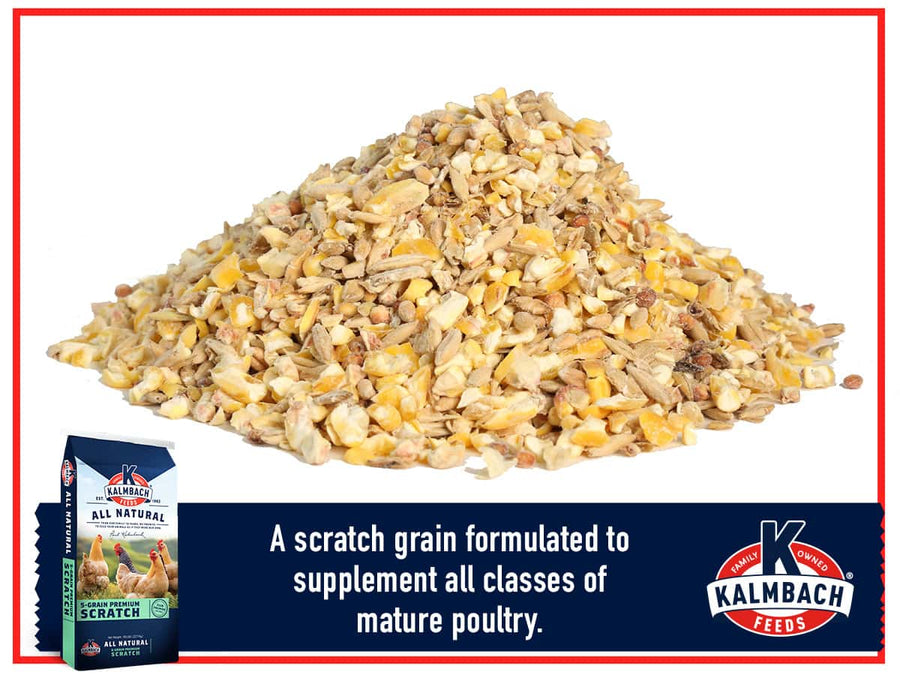 Kalmbach All-Natural 5-Grain Premium Scratch Grain - Richlands, NC ...